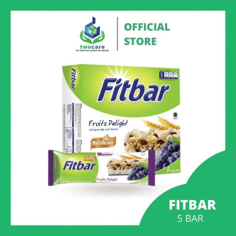 Jual Fitbar Multigrain Tiramisu Delight 5 bar X 22gr Snack Cemilan ...