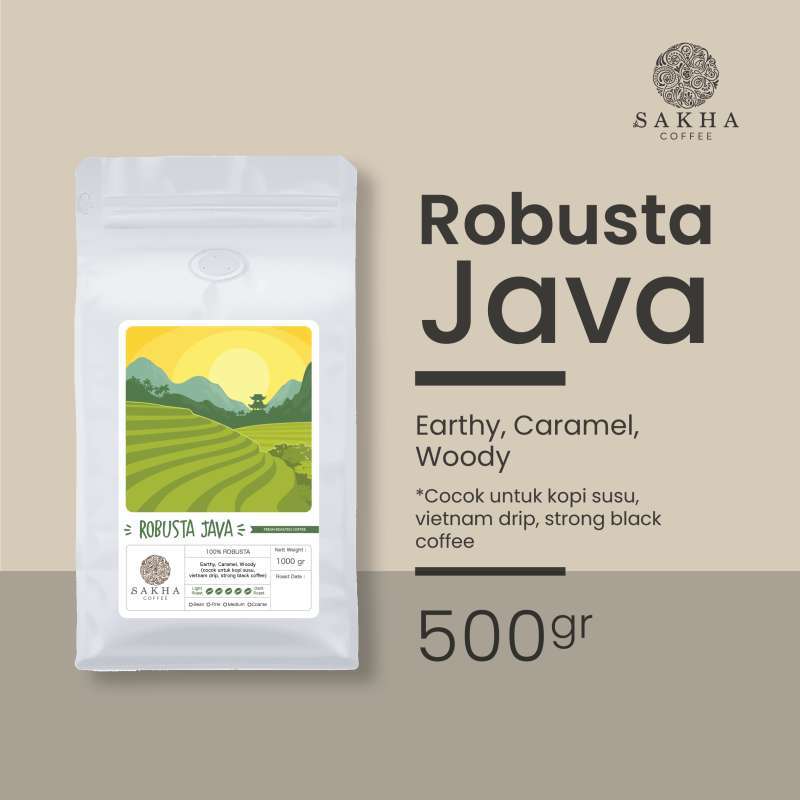 Jual SAKHA COFFEE | Biji Kopi Bubuk Fine Robusta Java Island Jawa Coffee Roast Beans Espresso ...