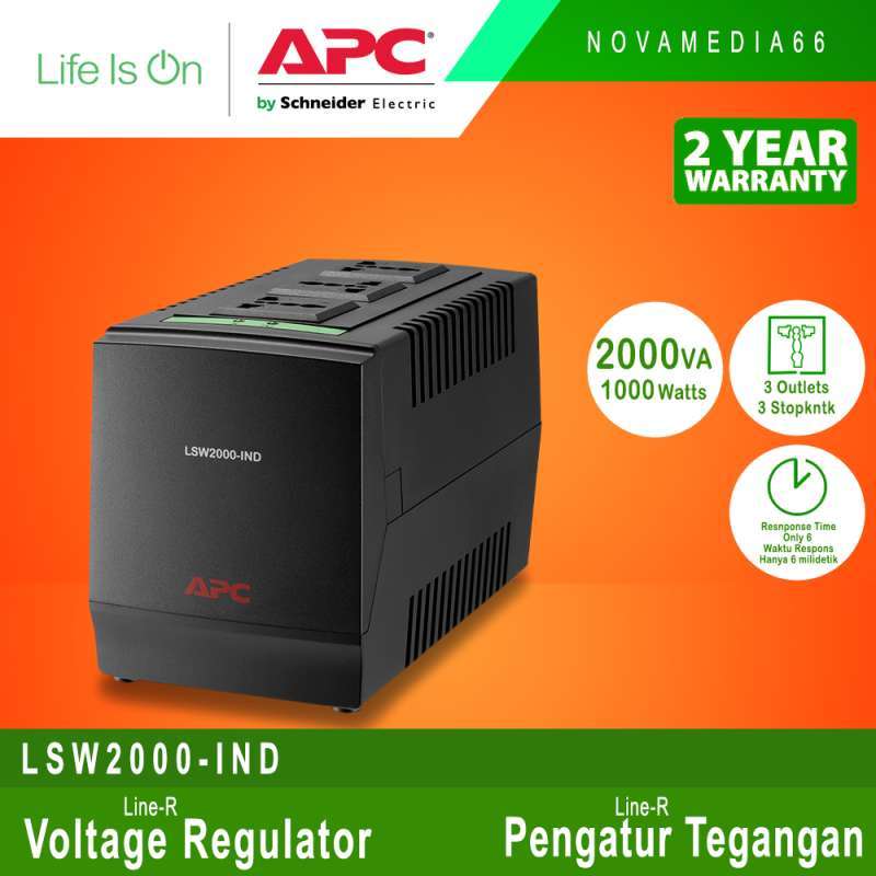 Jual Stabilizer APC 2000VA LSW2000-IND Garansi Resmi di Seller ...