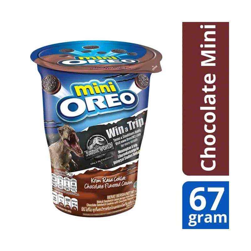 Promo Oreo Mini Chocolate Biskuit [67 g] Diskon 9% di Seller Abdullah ...