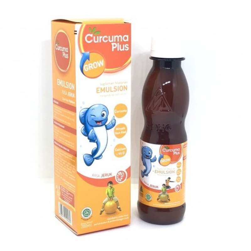 Jual Curcuma Plus Grow Emulsion Jeruk 200 ML di Seller rave - Menteng ...