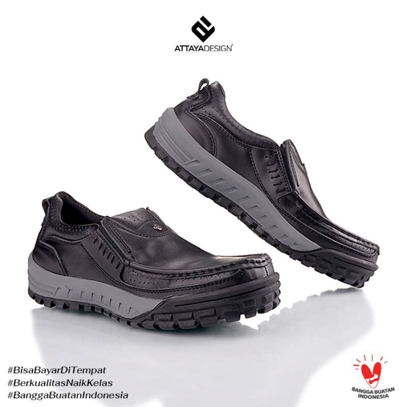 Promo Attaya Design Sepatu Casual Pria Dewasa Kulit Asli Original Keren ...