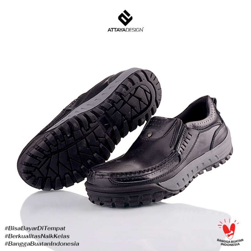 Promo Attaya Design Sepatu Casual Pria Dewasa Kulit Asli Original Keren ...