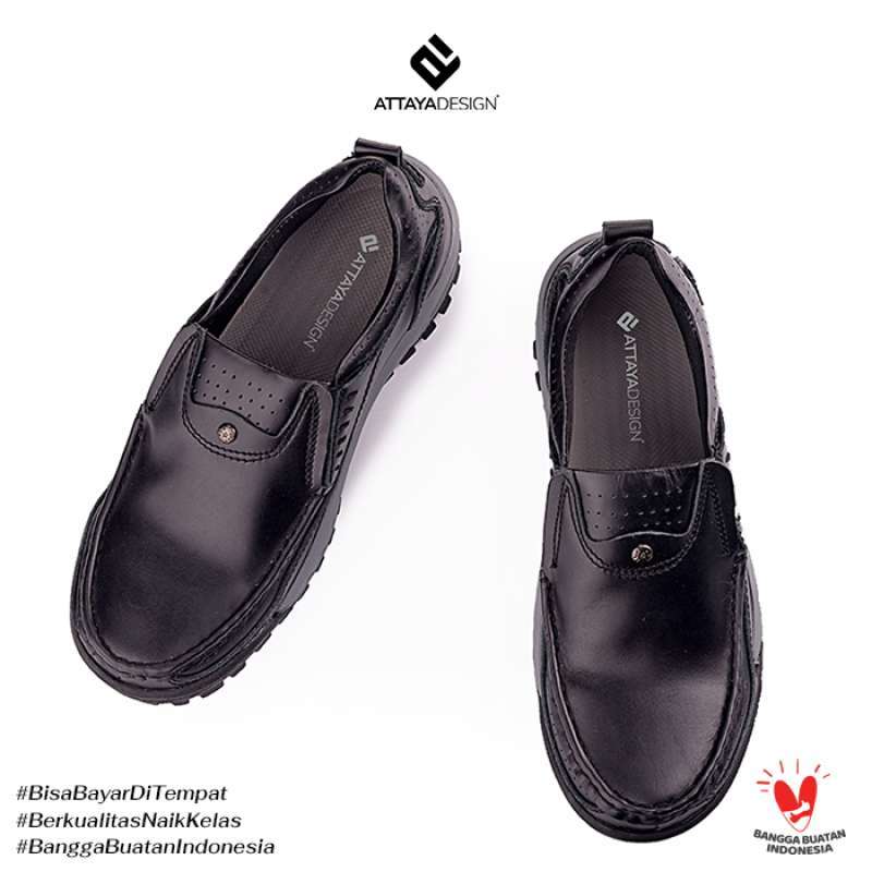 Promo Attaya Design Sepatu Casual Pria Dewasa Kulit Asli Original Keren ...