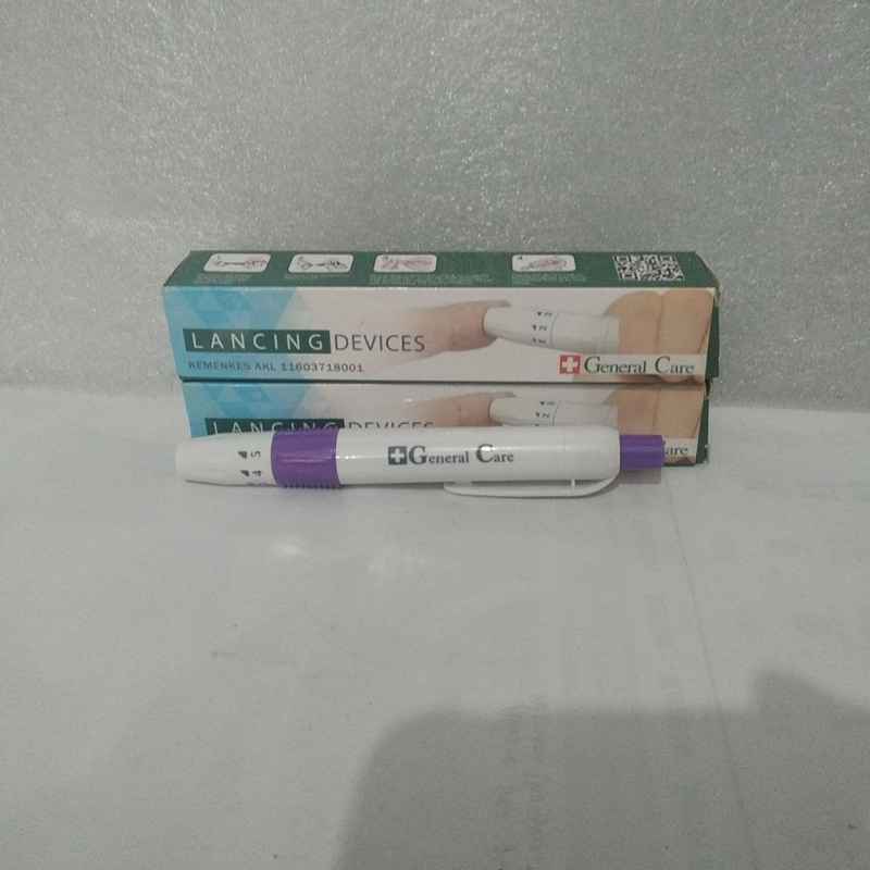Promo Lancing Device Pen Gc Alat Tusuk Jari Cek Darah Diskon 31% Di ...