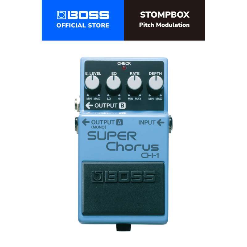 Promo Boss Stompbox Ch-1 Super Chrous Pedal Pitch Modulation Diskon 20% ...