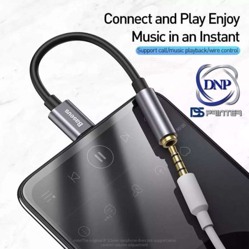 Jual Baseus Converter Type C to Jack 3.5mm Female Adapter L54 Built in ...