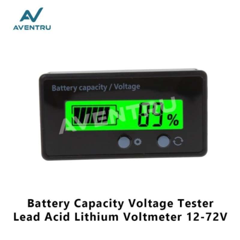 Jual Jual Multi Indikator Kapasitas Baterai Lithium Lead Acid Ion Aki Voltmeter Limited di ...