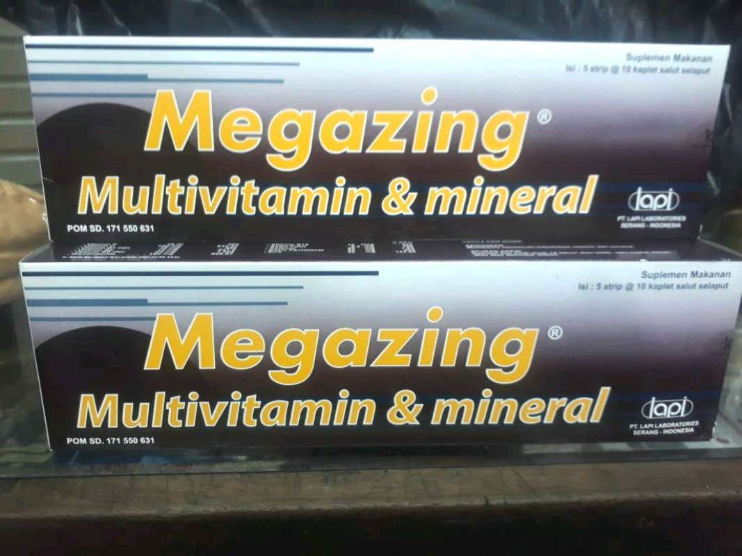 Jual megazing-multivitamin dan mineral-1box 50 kaplet di Seller doeta78 ...