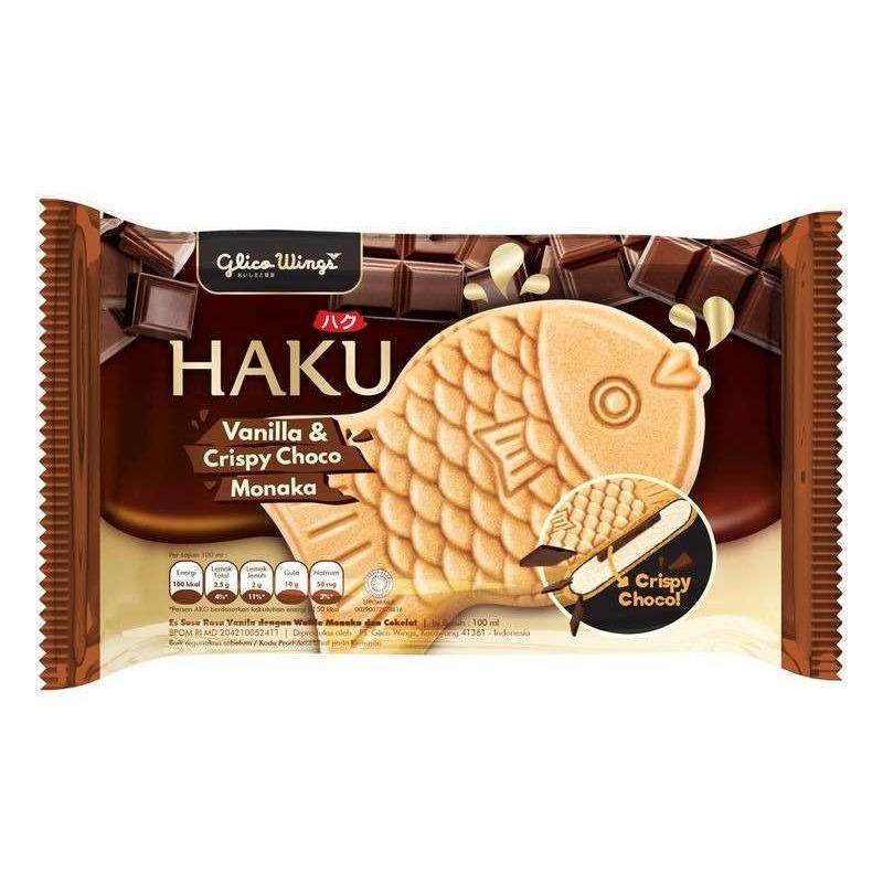 Jual GLICO HAKU VANILLA CRISPY CHOCO MONAKA 100ML di Seller Ayu Nadi ...