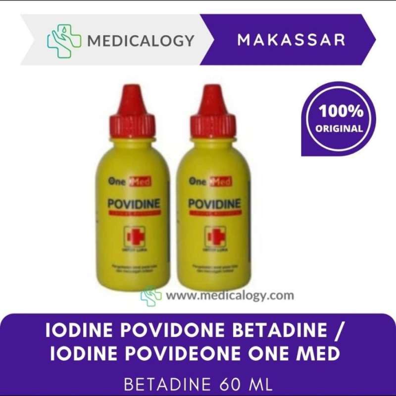 Promo Iodine Povidone Betadine / Iodine Povideone One Med / Betadine 60 ...