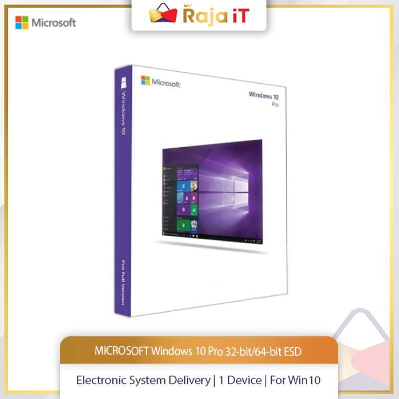 Jual MICROSOFT Windows 10 Pro 32-bit/64-bit ESD di Seller ELIT Store ...
