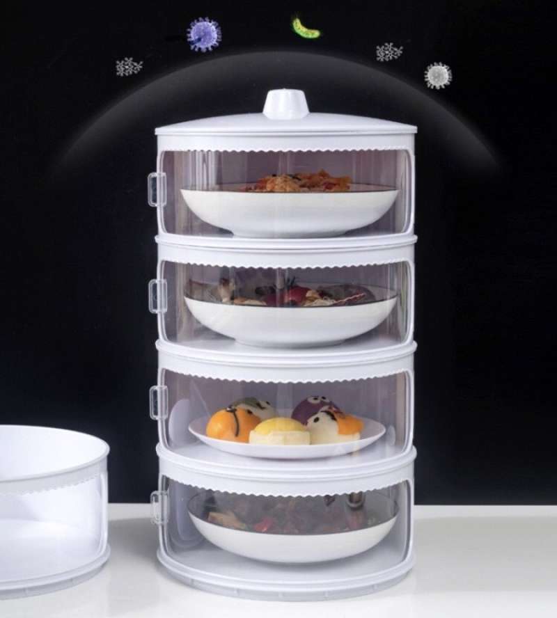 Jual Food Storage 4 Tingkat Rak Lauk Makanan Susun 4 Layers Di Seller ...