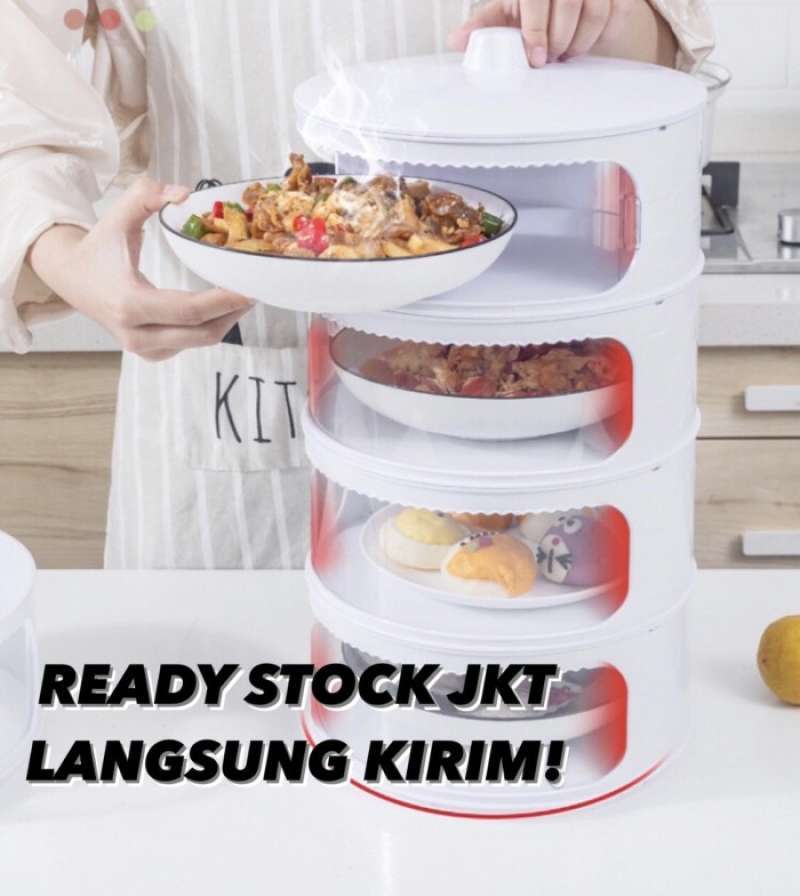 Jual Food Storage 4 Tingkat Rak Lauk Makanan Susun 4 Layers Di Seller ...