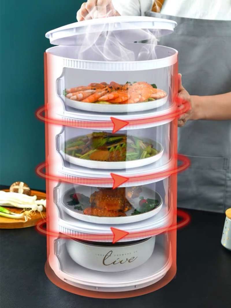 Jual Food Storage 4 Tingkat Rak Lauk Makanan Susun 4 Layers Di Seller ...