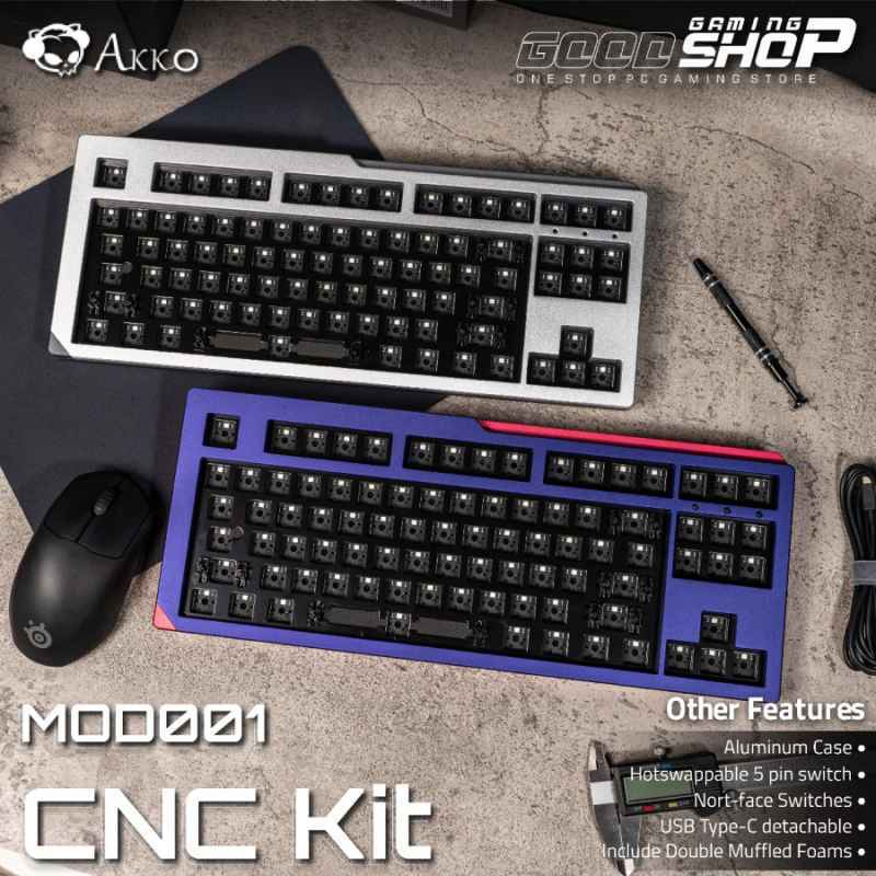 Jual Epomaker AKKO MOD001 TKL CNC Mechanical Keyboard KIT - Neon di ...