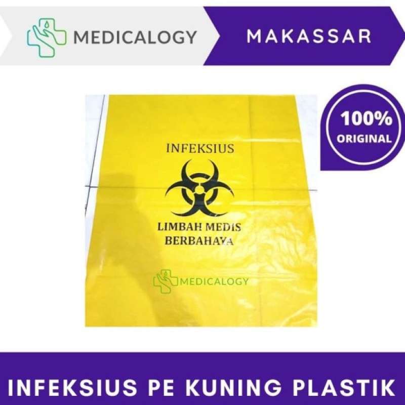 Promo Plastik Limbah Infeksius PE Kuning Ukuran 60 x 100 Diskon 25% di ...