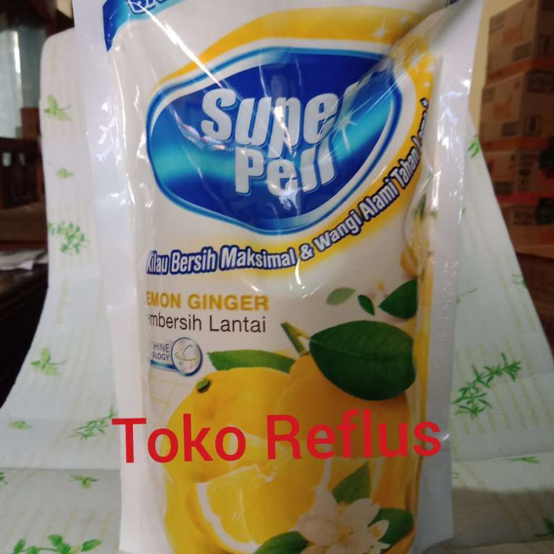 Jual Super Pell Pembersih Lantai LEMON GINGER 770 Ml di Seller Omah ...