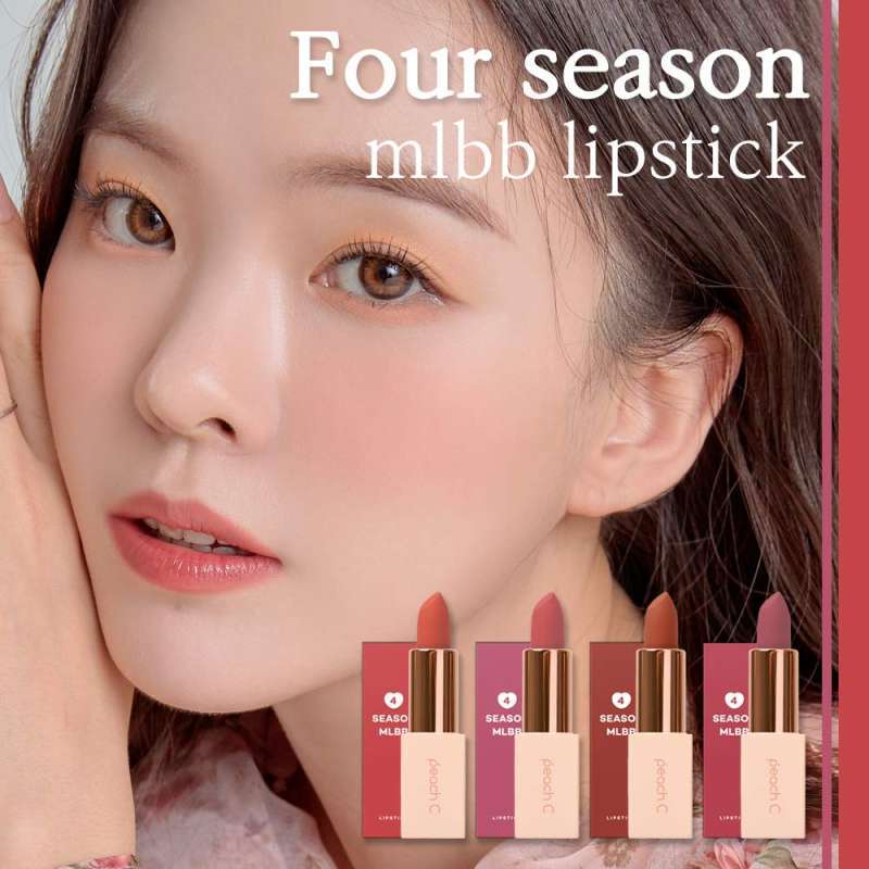 Promo Peach C - Four Season MLBB Lipstick - 4 Colors Diskon 30% di ...