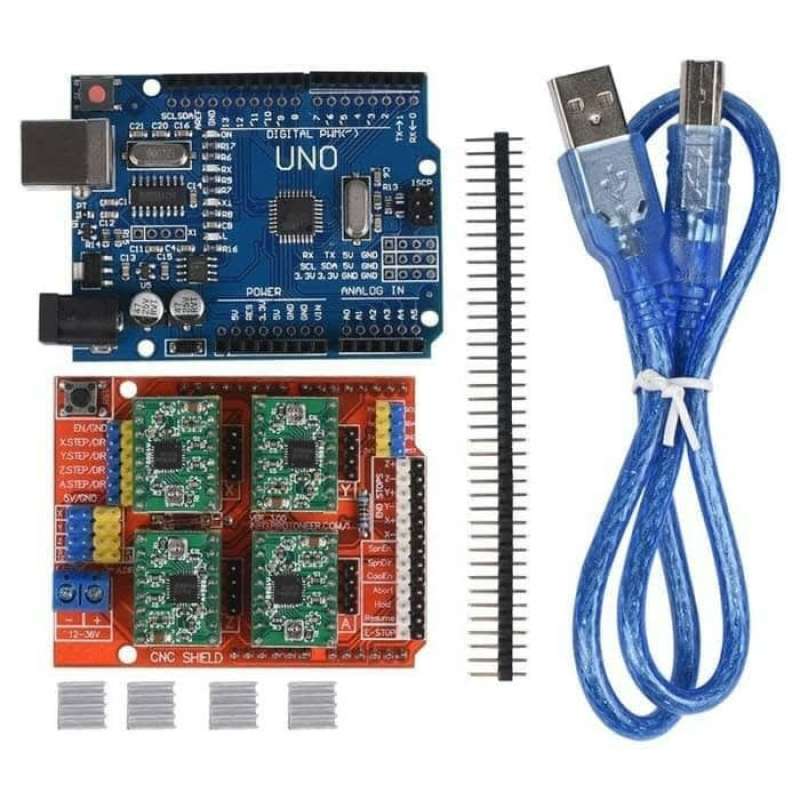 Jual Jual Arduino uno r3 smd a4988 shield CNC 3D PRINTER Diskon di ...