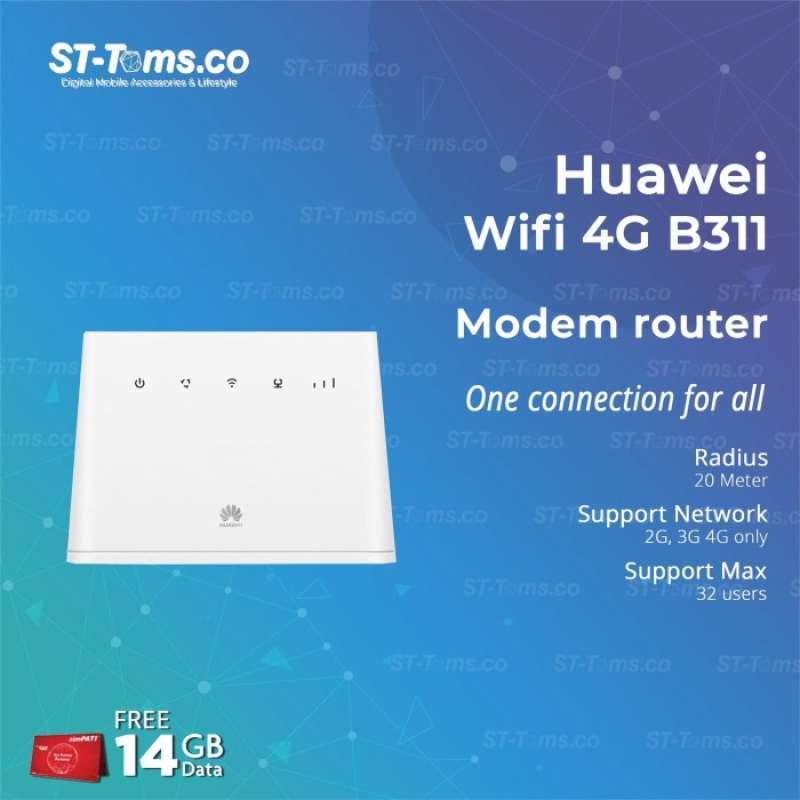 Jual Huawei Wifi Router Modem Wifi 4g B311 Unlock All Operator Di ...