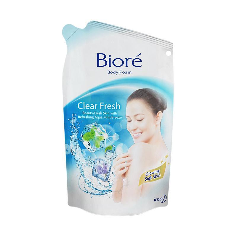Jual Biore Clear Fresh Body Foam [450 mL/ Kemasan Pouch] di Seller ...