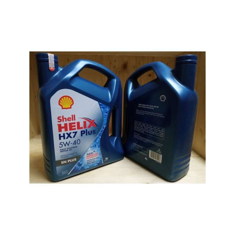 Jual OLI MOBIL SHELL HELIX HX7 SAE 5W-40 GALON 4 LITER di Seller ...