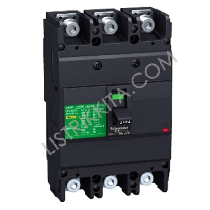 Jual MCCB 3P 100A s.d 250A, 36kA 415VAC EasyPact EZC250H SCHNEIDER ELECTRIC - EZC250H3*** - 160A ...