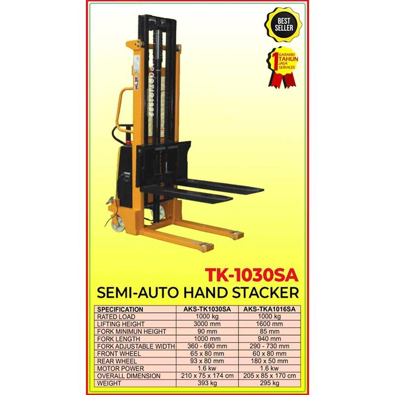 Jual Hand Stacker Alat Angkat Barang - Semi Automatic Hydraulic Stacker ...