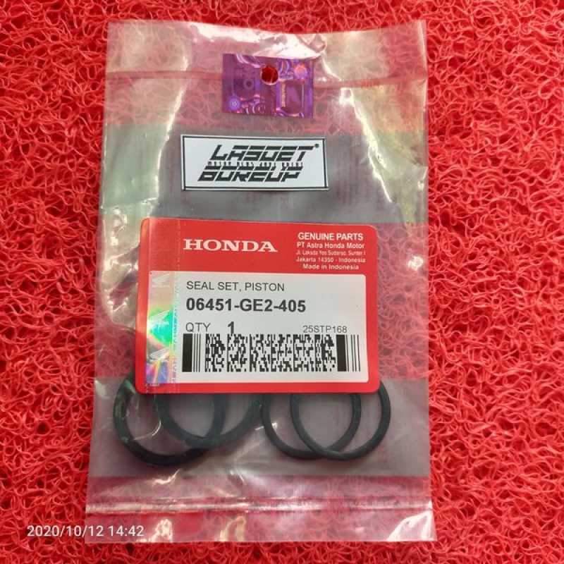 Promo Seal Sil Set Piston Kaliper Caliper Rem Honda Supra Fit X 125 Fit New Megapro Tiger Lama ...