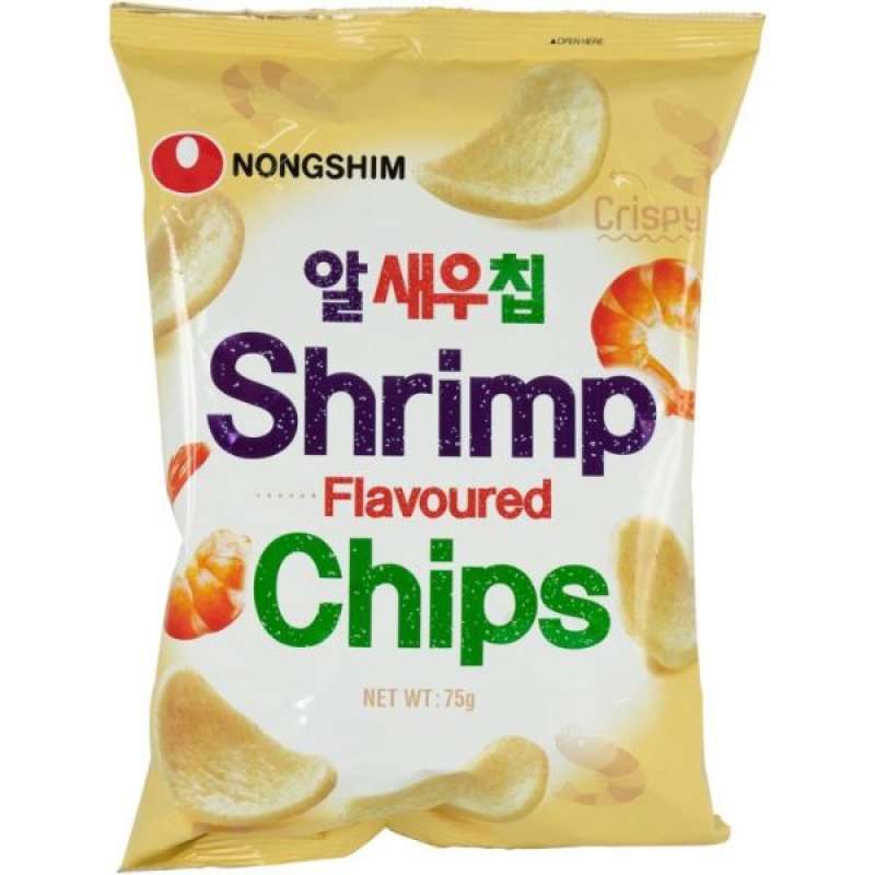 Jual Nongshim Shrimp Flavoured Chips (Keripik Udang) 75gr di Seller ...