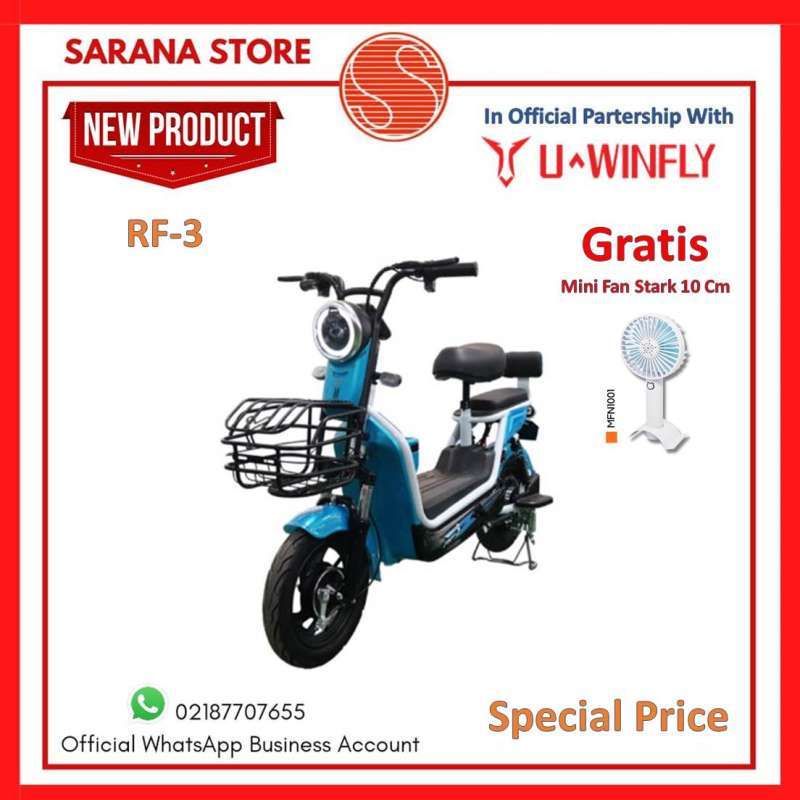 Jual PROMO SEPEDA LISTRIK UWINFLY REDFISH RF 3 NEW SERIES - GARANSI ...