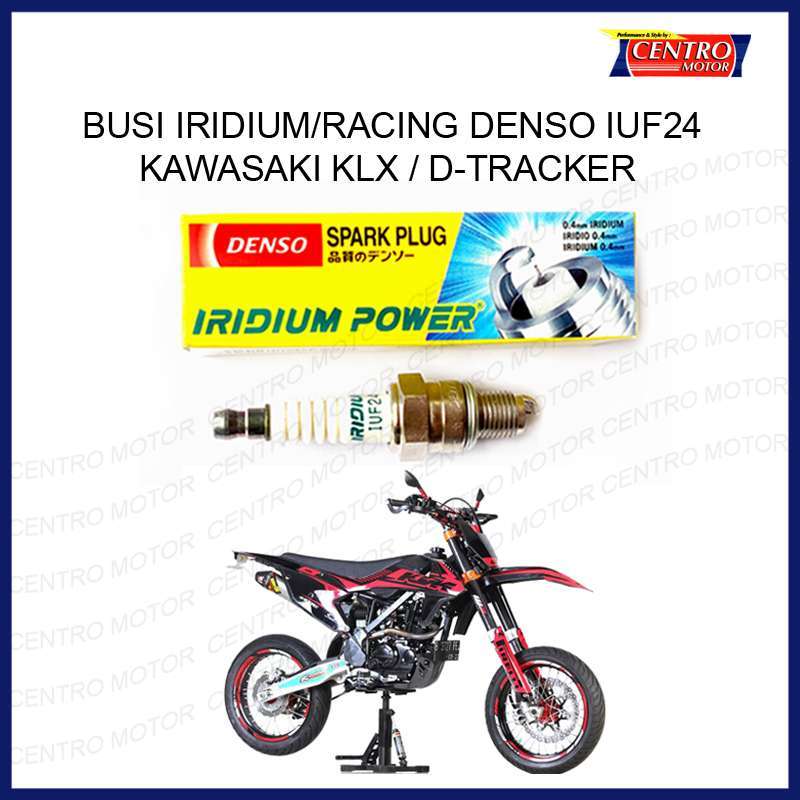 Jual Busi Denso Iuf24 Busi Iridium Klx 150/ Busi Iridium Mio-j/busi ...