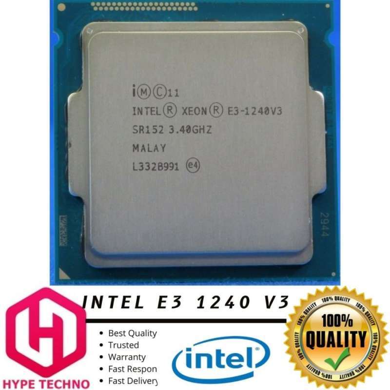 Promo INTEL XEON E3 1240 V3 - LGA 1150 - 3.4GHz-3.8GHz 4-Cores 8 ...