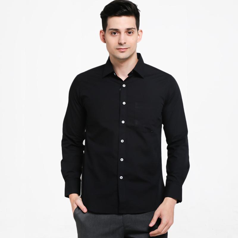 Promo Vm Slimfit Kemeja Casual Tangan Panjang Pria - Hitam Diskon 44% ... Promo Vm Slimfit Kemeja Casual Tangan Panjang Pria - Hitam Diskon 44% ...