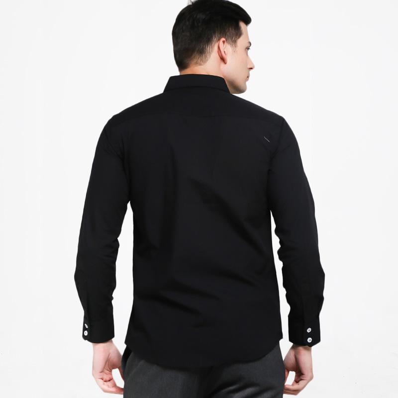Promo Vm Slimfit Kemeja Casual Tangan Panjang Pria - Hitam Diskon 44% ... Promo Vm Slimfit Kemeja Casual Tangan Panjang Pria - Hitam Diskon 44% ...