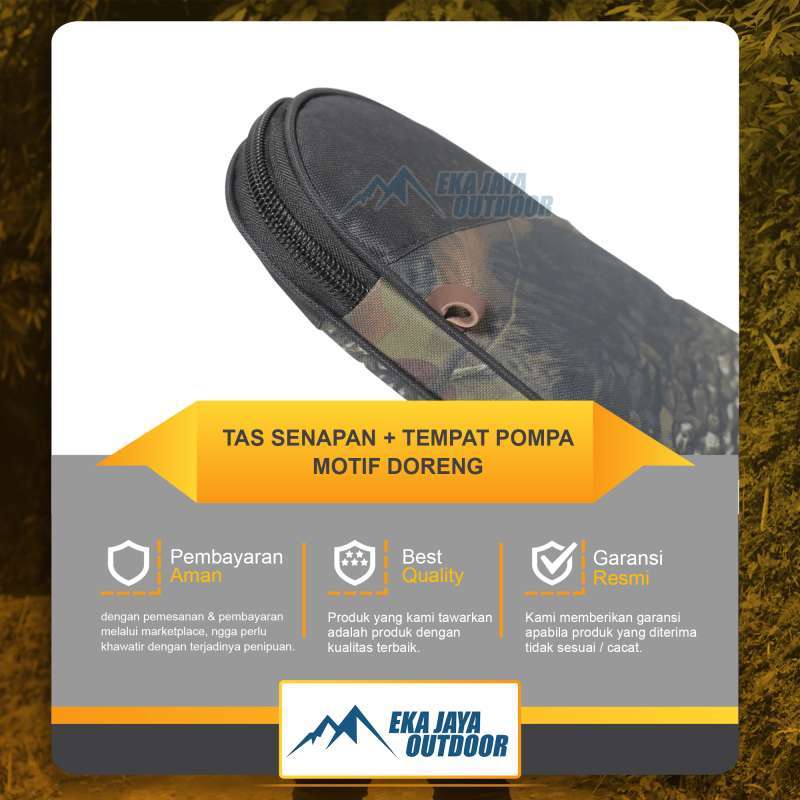 Jual Tas Senapan + Tempat Pompa Pcp Motif Doreng Aksesoris Senapan ...