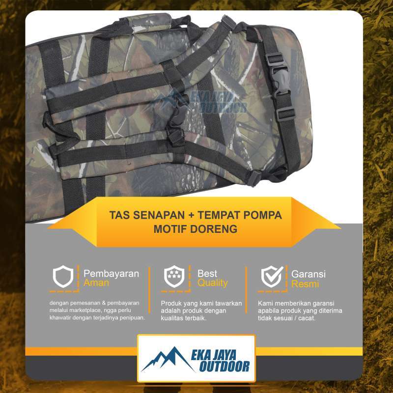 Jual Tas Senapan + Tempat Pompa Pcp Motif Doreng Aksesoris Senapan ...