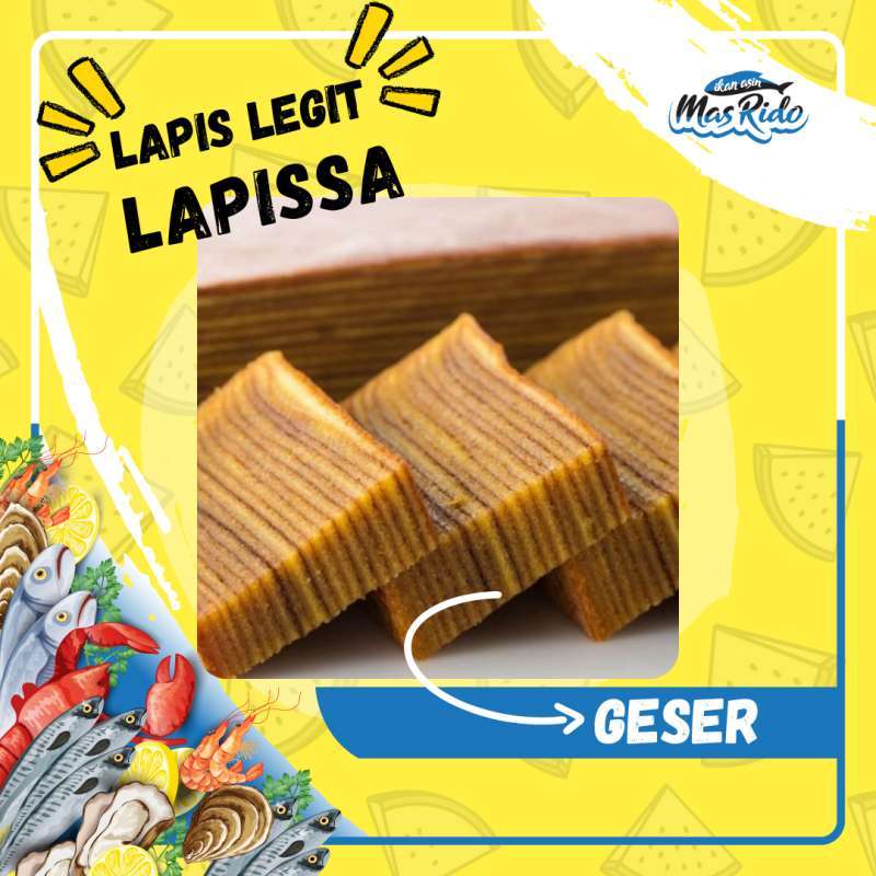 Jual Ikan Asin Mas Rido Kue Lapis Legit Spekkoek Original Layer Cake ...