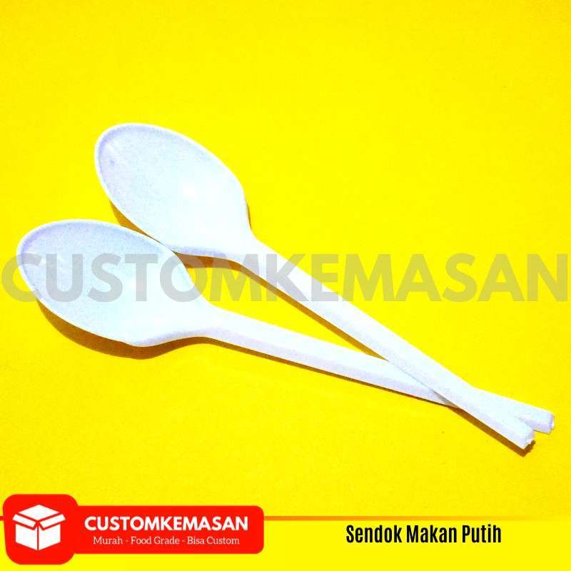 Jual Sendok Plastik Transparan isi 25 pcs / Sendok Makan / Sendok ...