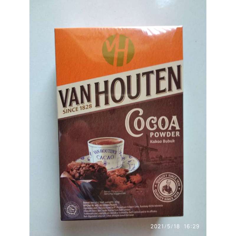 Jual Cocoa Powder Van Houten 45g di Seller Toko dewi - Pegadungan, Kota ...