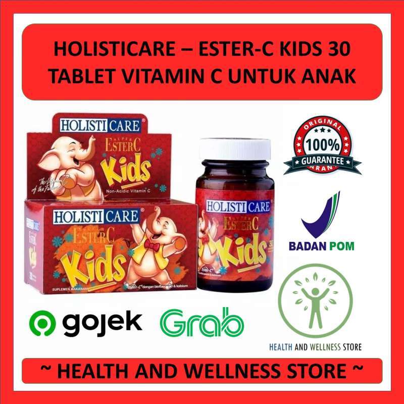 Jual HOLISTICARE ESTER C KIDS SUPER ESTER-C KIDS 30 TABLET VITAMIN C ...