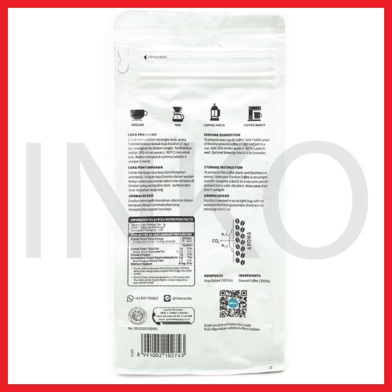 Jual Excelso Classic Kopi Bubuk Ground Coffee 200gr Di Seller Inko ...