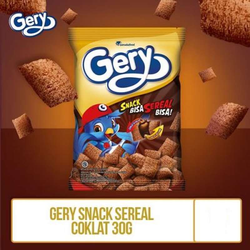 Jual Gery Snack & Sereal Bantal Extrude Coklat 30 Gr 1 Dus / 8 Pak / 40 ...
