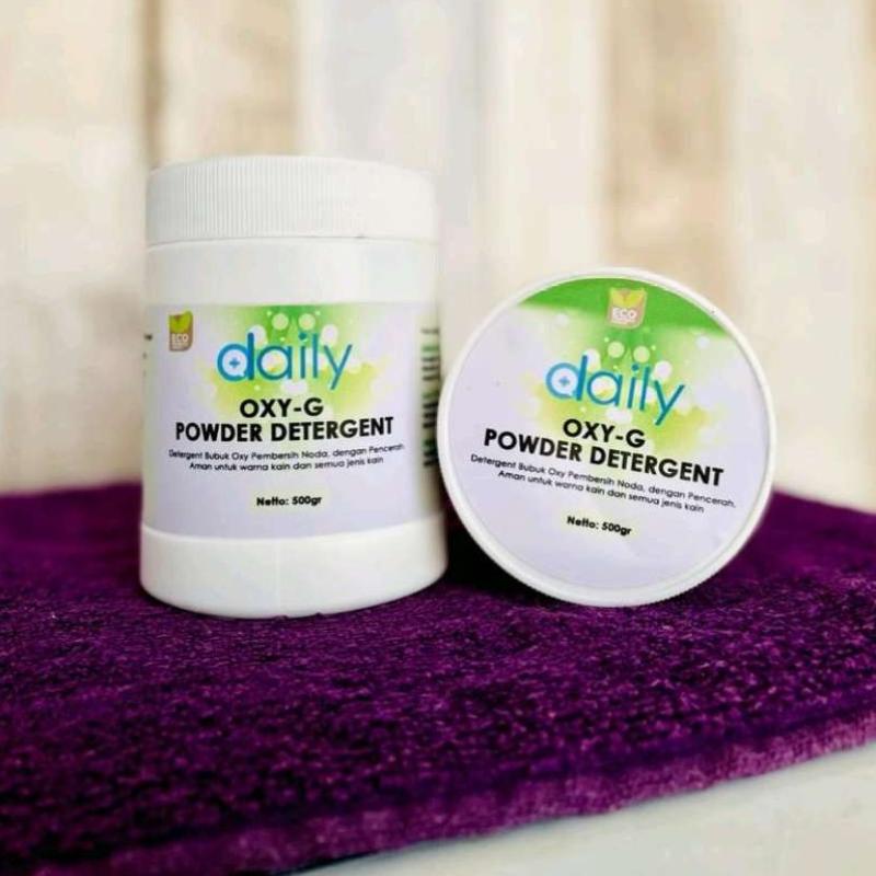 Promo Detergen Powder Oxy G Daily Detergent Laundry Angkat Kotoran Dan ...