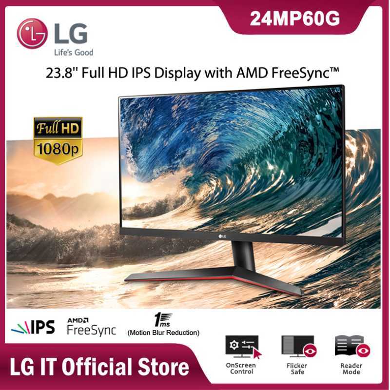 Jual LG 24MP60G-B 24'' Full HD IPS Monitor with FreeSync™ di Seller LG ...