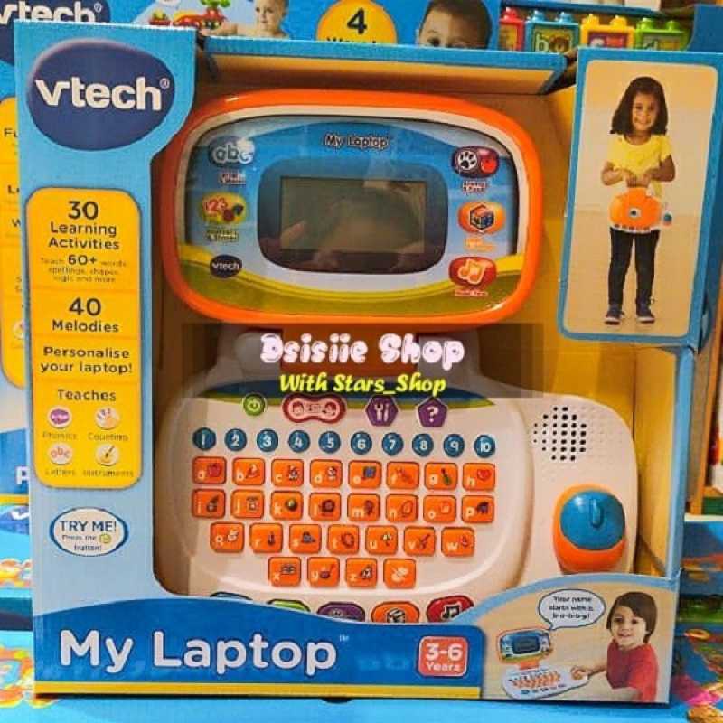Jual Vtech My Orange Laptop Original / Mainan Edukasi Belajar Anak Di ...