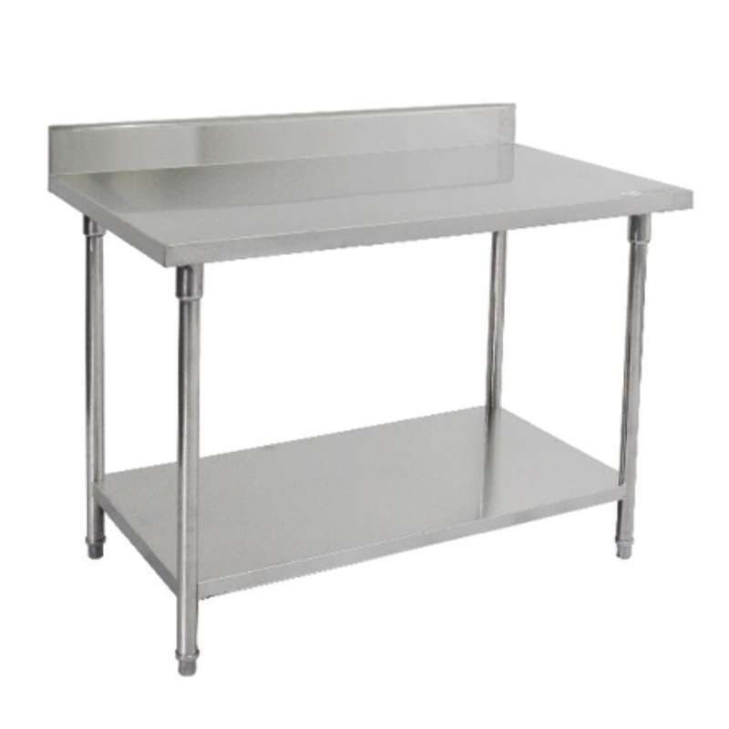 Jual Meja Kerja Stainless Dengan Backsplash Knockdown Di Seller Bake ...