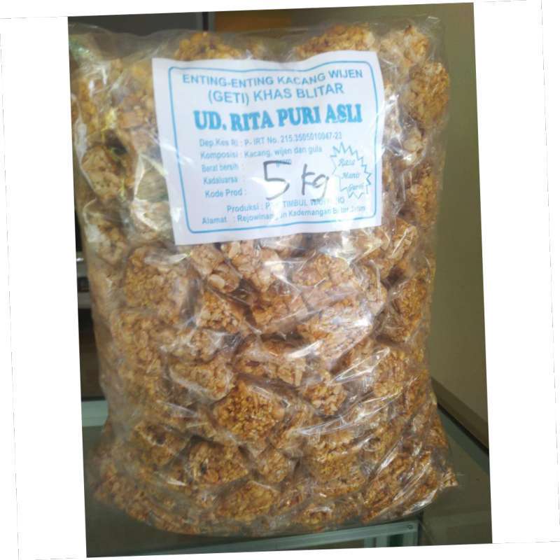Promo ENTING - ENTING GETI KACANG WIJEN KHAS BLITAR 5 KG Diskon 1% di ...