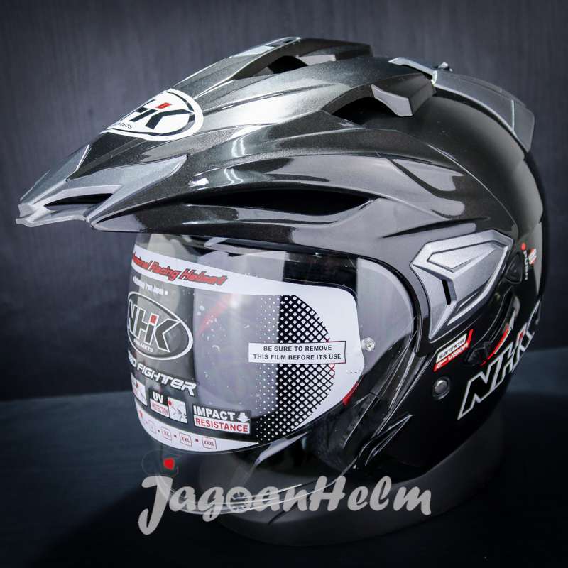 Jual NHK Helm Predator Crypton SOLID NEW Double Visor di Seller Jagoan ...